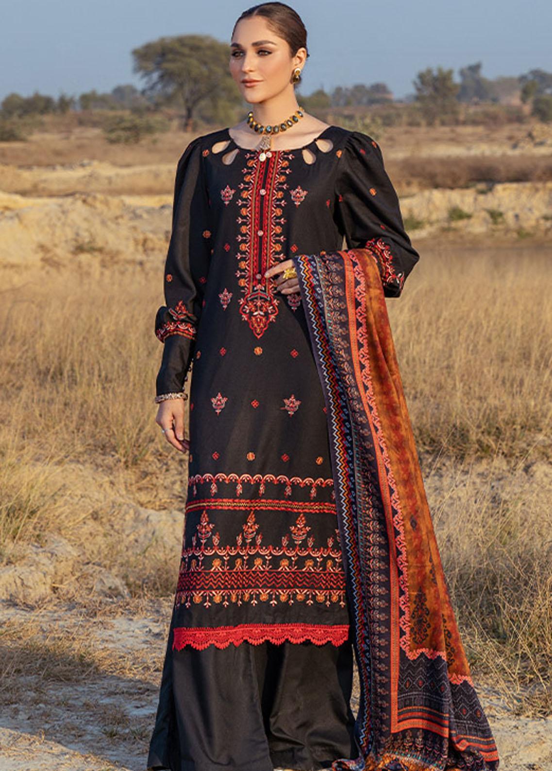 Riwaj By Banafsheh Embroidered Karandi Suits Unstitched 3 Piece BF22R ...