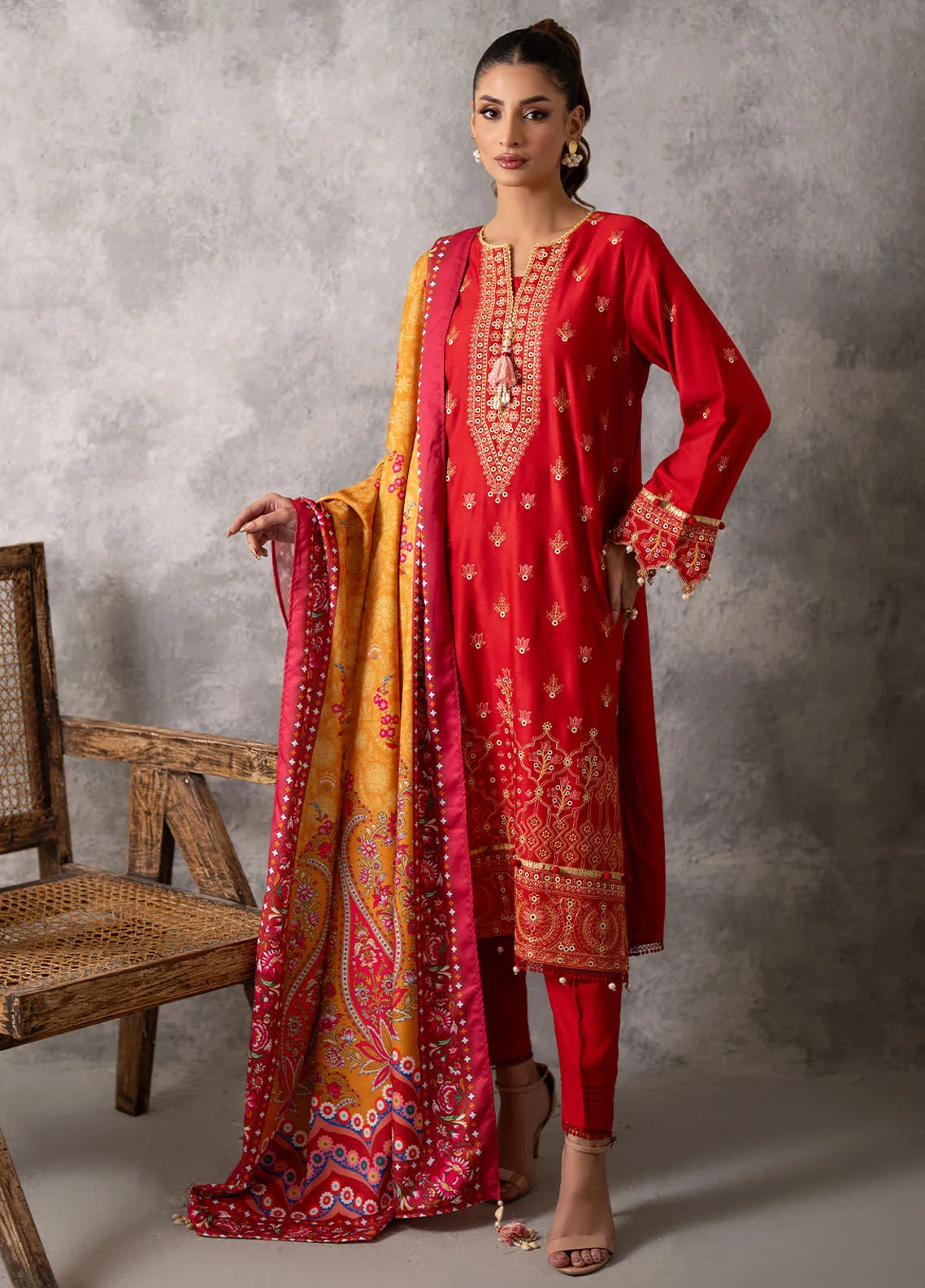 Salitex Embroidered Cottel Suits Unstitched 3 Piece SUNW6MI036UT ...