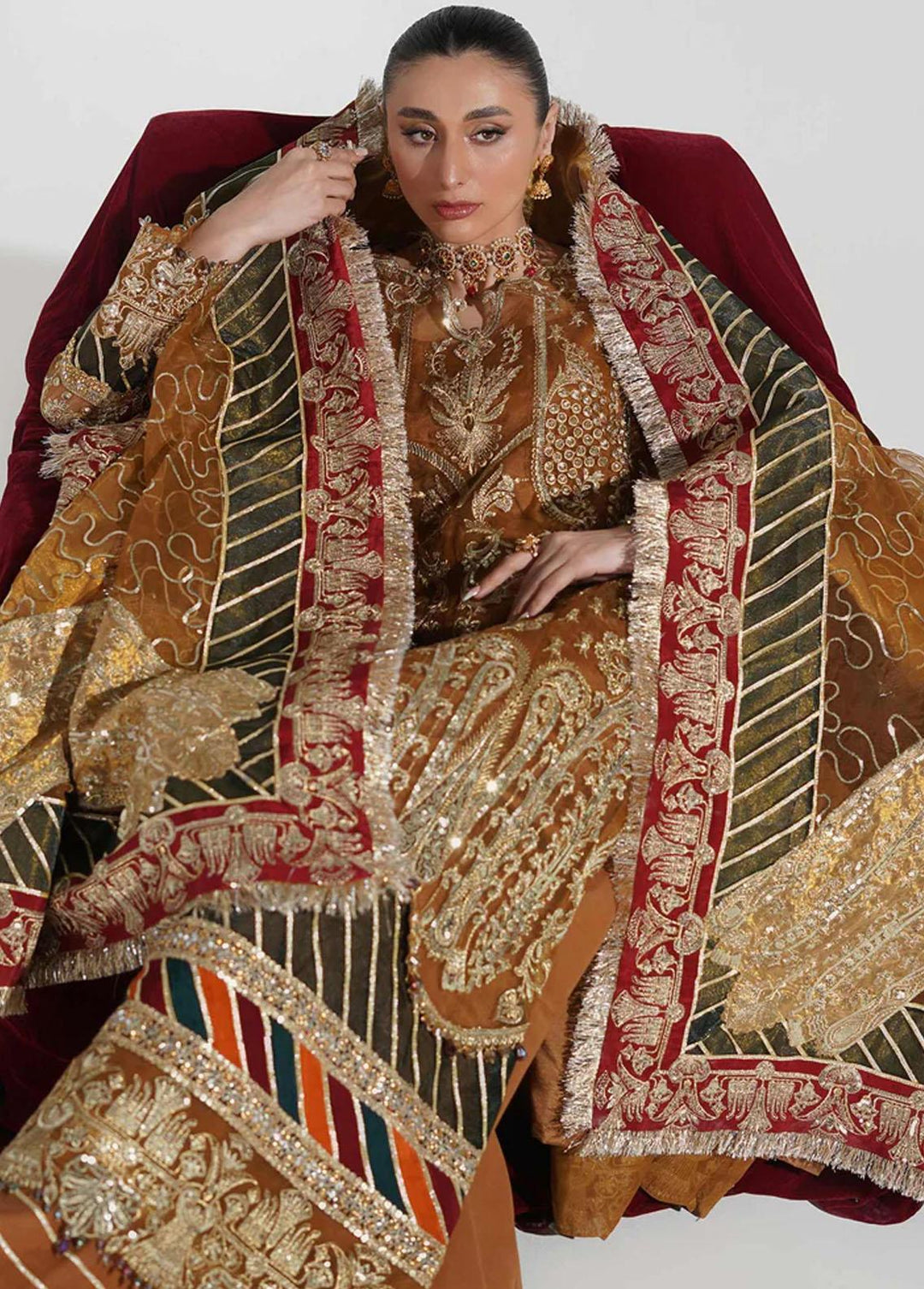 Sang-e-Paras By Freesia Embroidered Organza Suits Unstitched 3 Piece FRE23SP FFD-0096 ZEBAISH ...