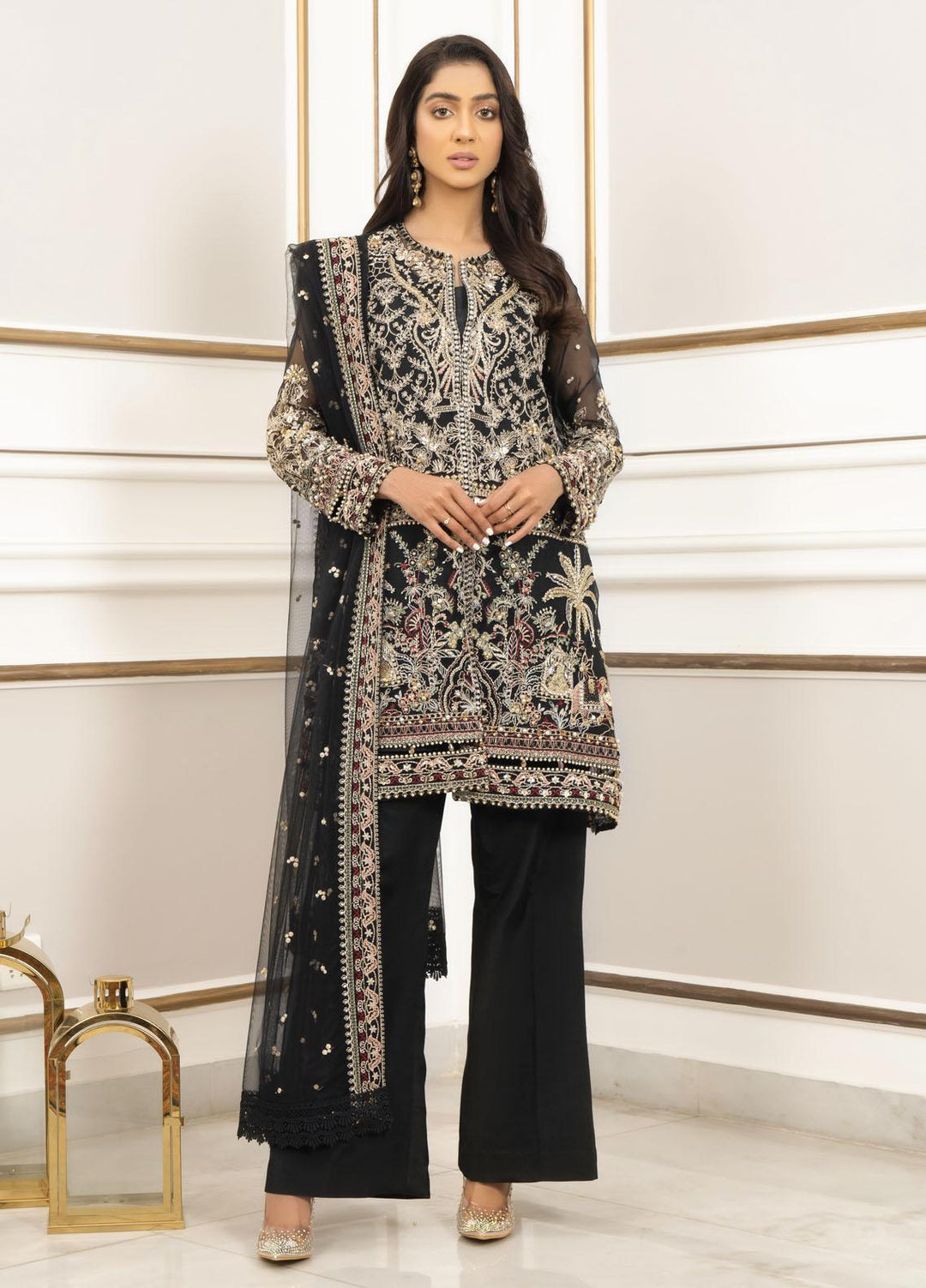 Selene by Aroshi Embroidered Organza Suit Unstitched 3 Piece ROSHANAY ...