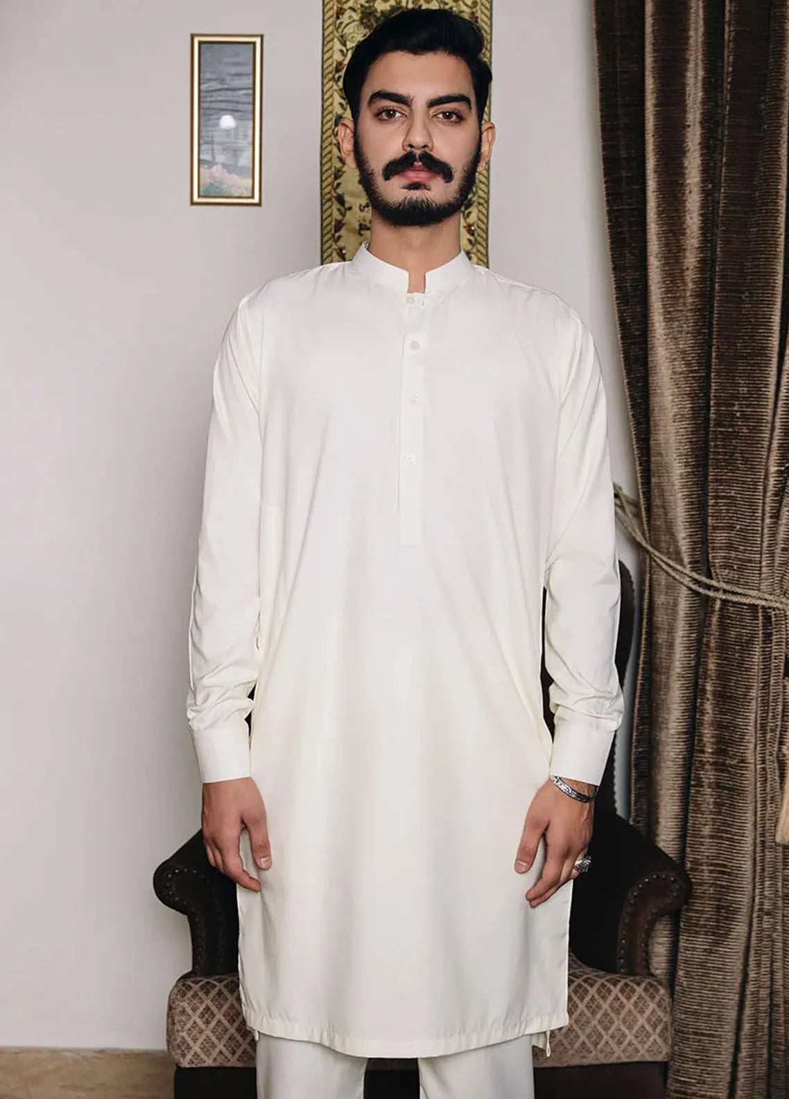 Shahjahan Fancy Men Kurta Pajama - 2PC-BO-KT – Sanaulla Store
