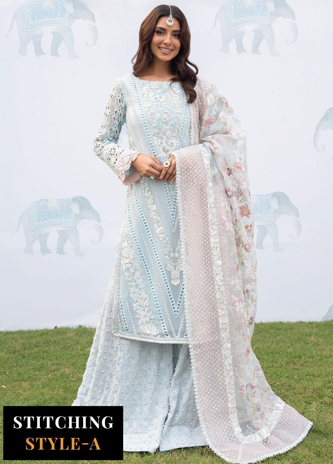 Shendi By Iznik Embroidered Chiffon Suits Unstitched 3 Piece IZ23SH ISC ...