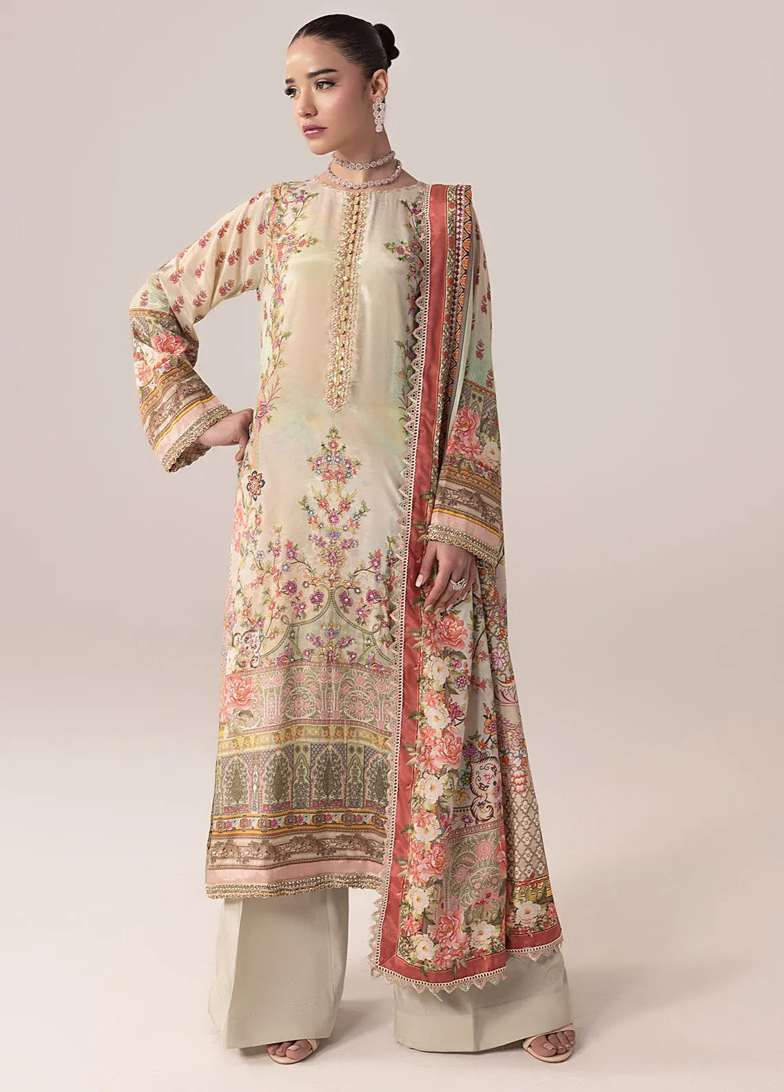 Suay by Sahane Handwork Silk Suits Unstitched 3 Piece SNE25S CT-15004 ...