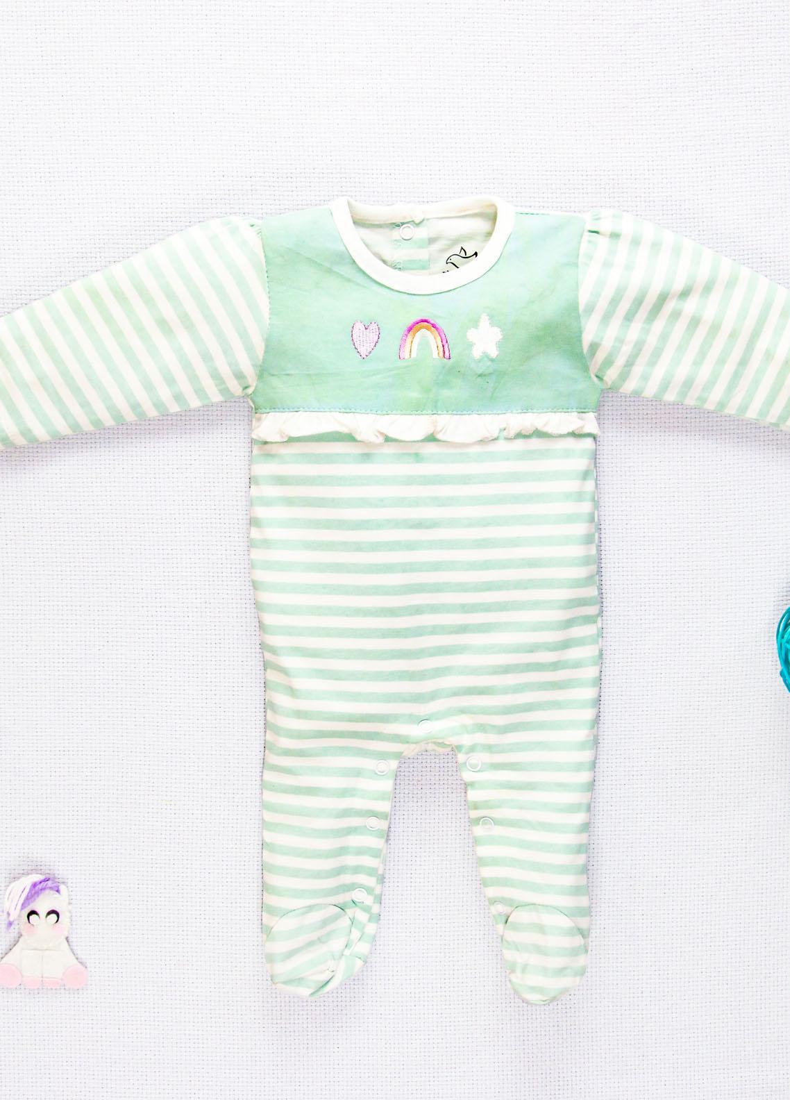 The Nest Cotton Fancy Sleeping Suit (Frill at Chest) for Kids ...