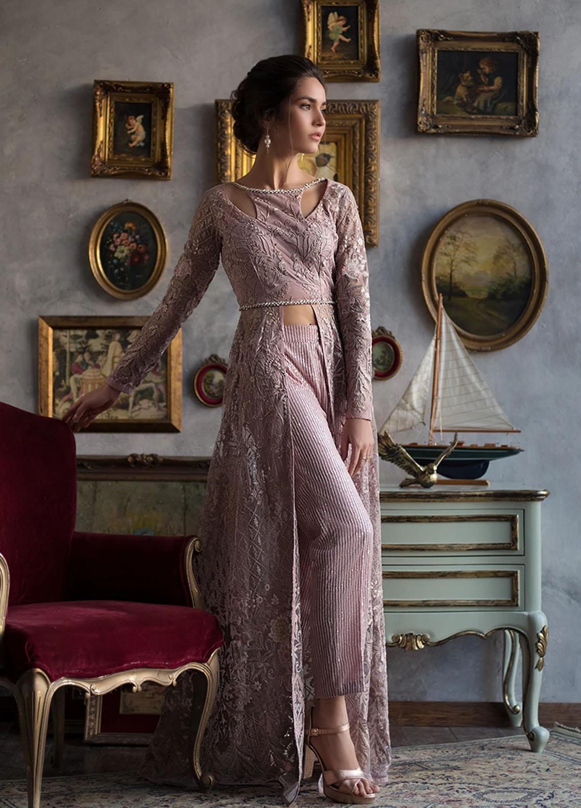 Threads & Motifs Pret Semi Formal Net Dress THM21SF 5575 – Sanaulla Store