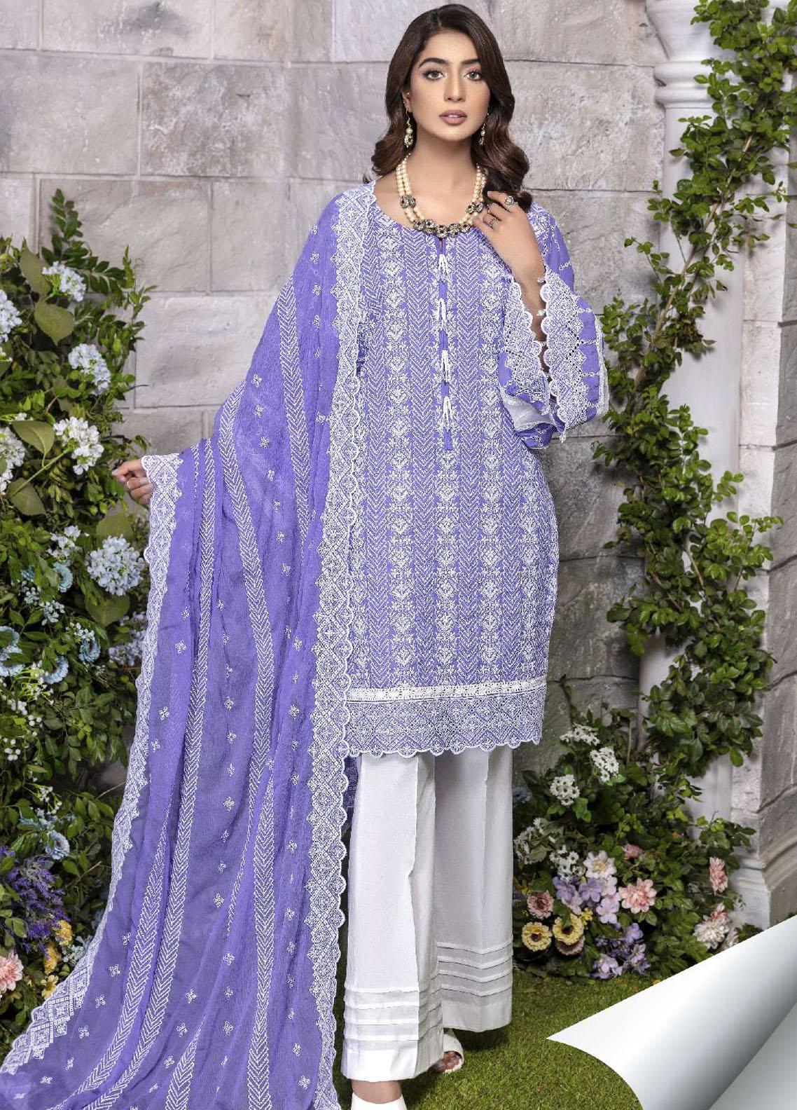 Zara Ali by Magns Textiles Embroidered Chikankari Suits Unstitched 3 ...