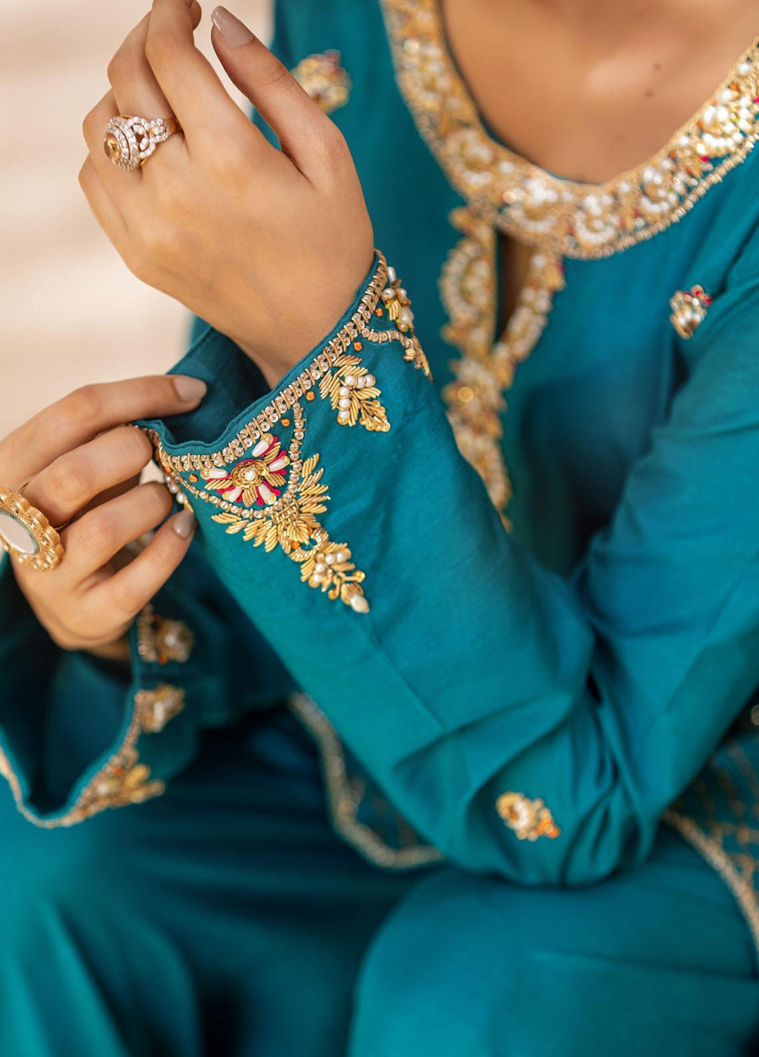 Zebaqi Ready to Wear Cotton 3 Piece Suit Bahari Saa-e-Yaal – Sanaulla Store
