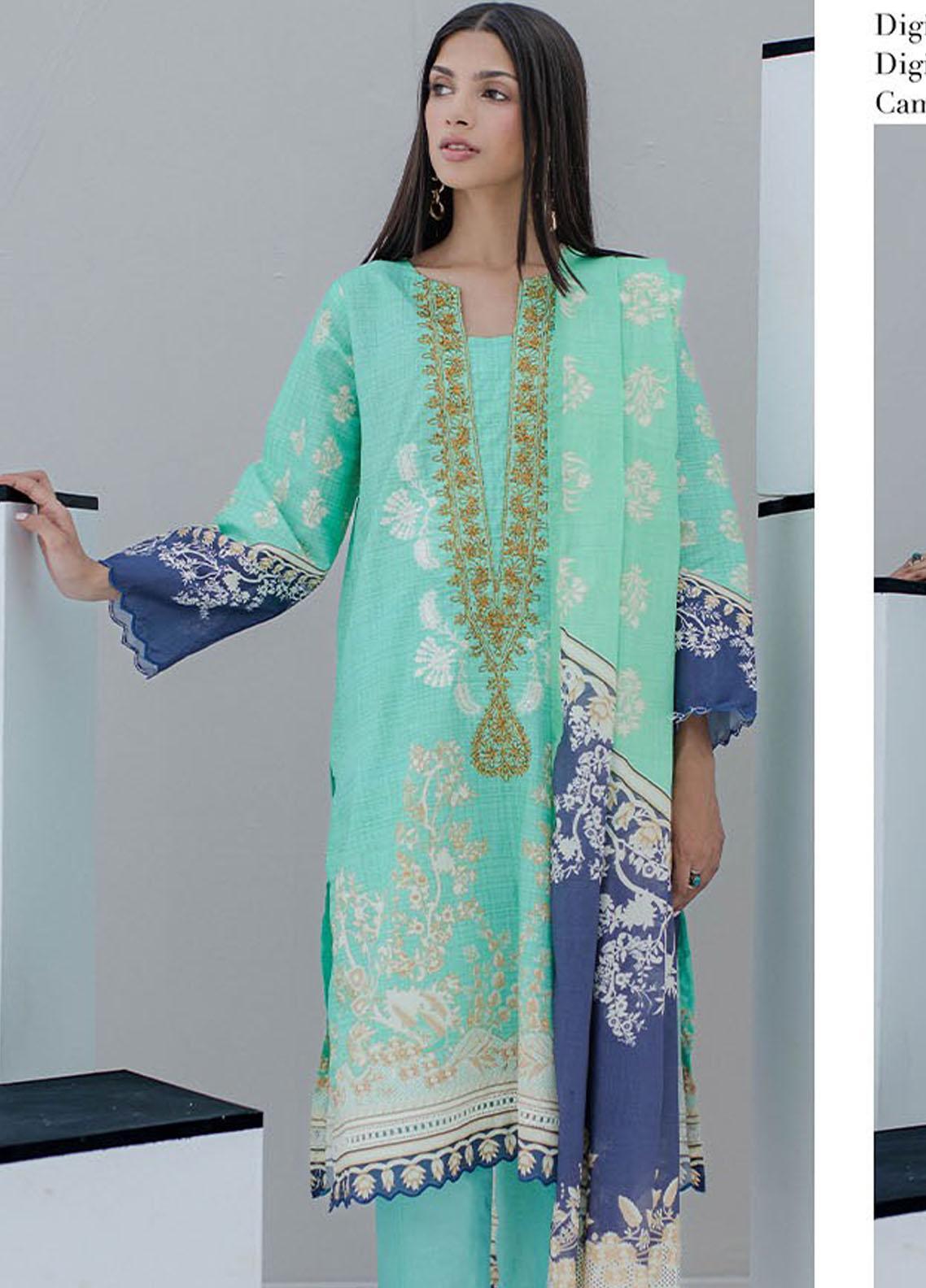 Zellbury Embroidered Lawn Suits Unstitched 3 Piece ZB23L-V4 WUS23E30356 ...