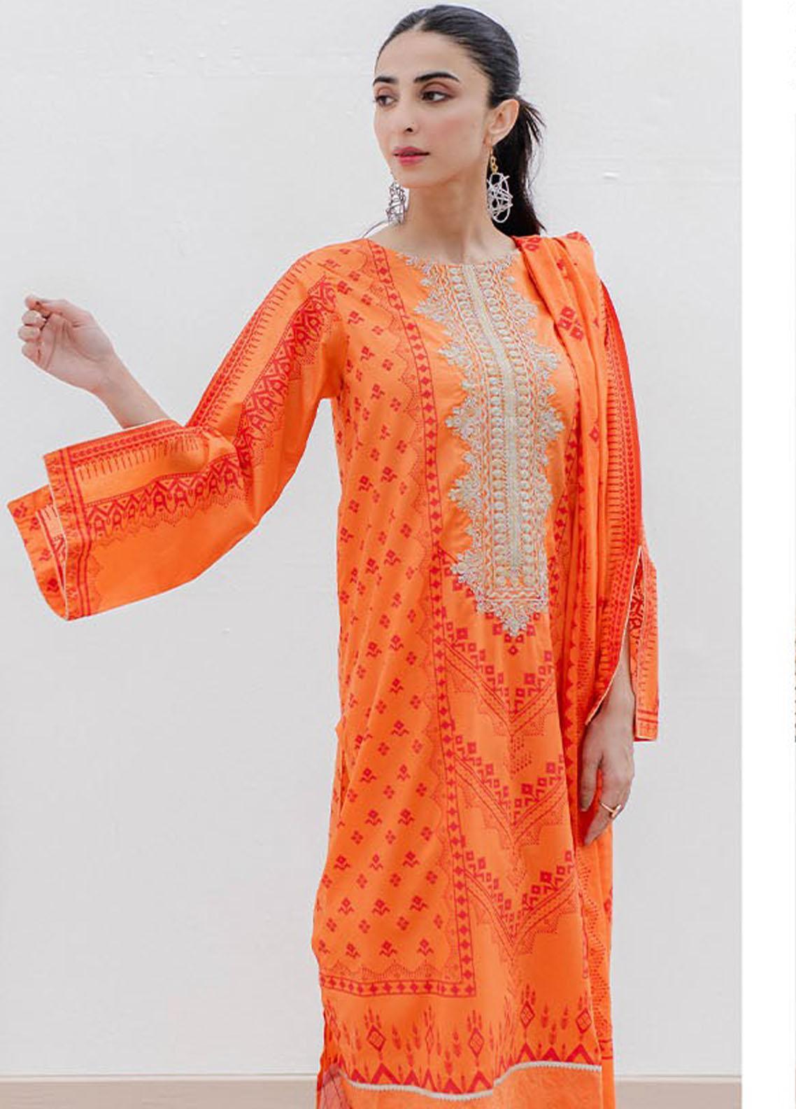 Zellbury Embroidered Lawn Suits Unstitched 3 Piece ZB23L-V4 WUS23E30179 ...