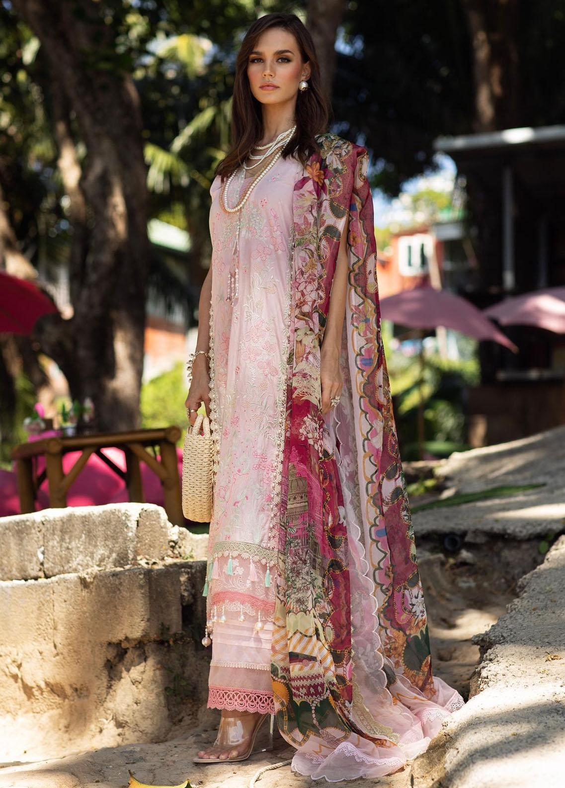 Zoha by Ansab Jahangir Embroidered Lawn Suits Unstitched 3 Piece AN23Z ...