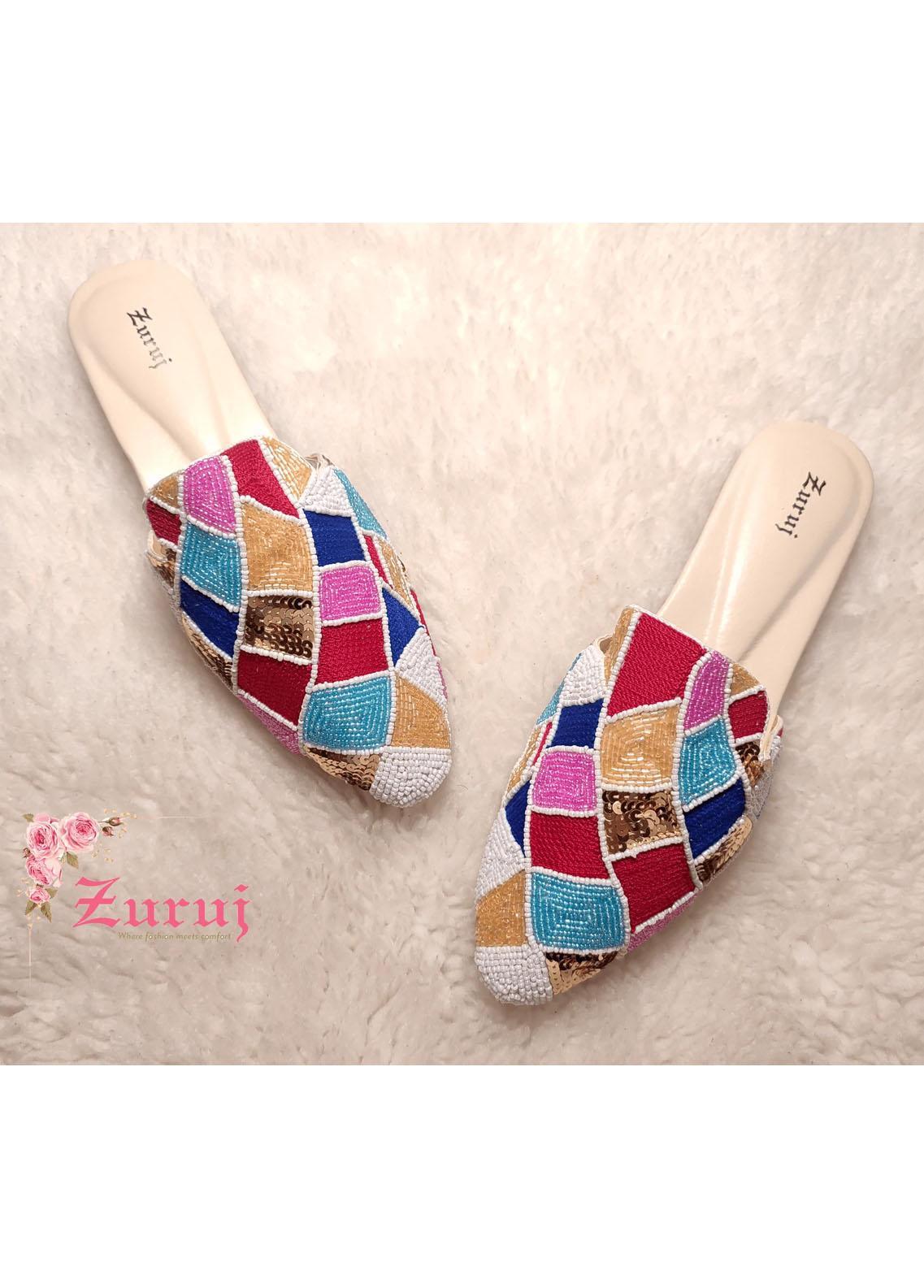 Zuruj Festive Style Mules ML-26 – Sanaulla Store